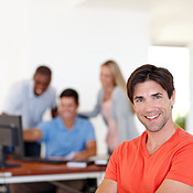 Moving forward in his career | Buy Stock Photo on PeopleImages, Picture ...