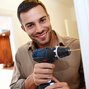He's handy to have around the house | Buy Stock Photo on PeopleImages ...