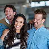 Friendly and supportive staff | Buy Stock Photo on PeopleImages ...