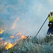 Fighting the good fight against fire | Buy Stock Photo on PeopleImages ...