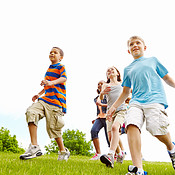 Enjoying summer fun with friends | Buy Stock Photo on PeopleImages ...
