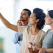 Getting it done together | Buy Stock Photo on PeopleImages, Picture And ...