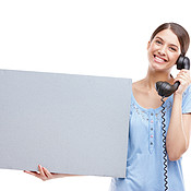 Ready to answer your call | Buy Stock Photo on PeopleImages, Picture ...