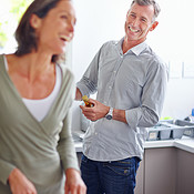 Making each other laugh | Buy Stock Photo on PeopleImages, Picture And ...