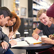 It helps to study with friends | Buy Stock Photo on PeopleImages ...