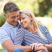 Enjoying a placid day at the park | Buy Stock Photo on PeopleImages ...