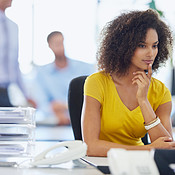 She's a great problem-solver | Buy Stock Photo on PeopleImages, Picture ...