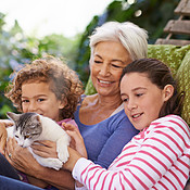 The family feline | Buy Stock Photo on PeopleImages, Picture And ...