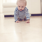 Crawling across the floor | Buy Stock Photo on PeopleImages, Picture ...