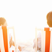 Basking in the sun together | Buy Stock Photo on PeopleImages, Picture ...