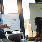 Presenting the facts | Buy Stock Photo on PeopleImages, Picture And ...