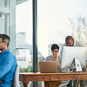 Working towards success | Buy Stock Photo on PeopleImages, Picture And ...