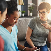 They're a close-knit team | Buy Stock Photo on PeopleImages, Picture ...