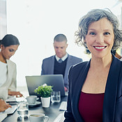 I’m everything but an aloof leader | Buy Stock Photo on PeopleImages ...