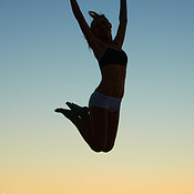 Jumping for fun! | Buy Stock Photo on PeopleImages, Picture And Royalty ...