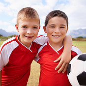 Team mates and best friends! | Buy Stock Photo on PeopleImages, Picture ...