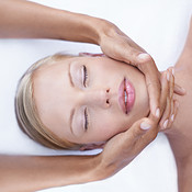 Pampering herself | Buy Stock Photo on PeopleImages, Picture And ...