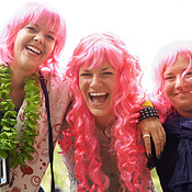 The pink brigade has arrived | Buy Stock Photo on PeopleImages, Picture ...