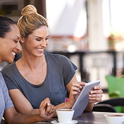 Technology brings people closer | Buy Stock Photo on PeopleImages, Picture And Royalty Free ...