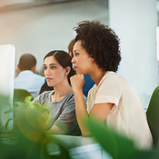 Sharing design ideas | Buy Stock Photo on PeopleImages, Picture And ...