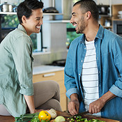 They eat as healthy as their relationship is | Buy Stock Photo on ...