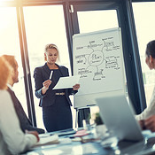 Getting on track with their action plan | Buy Stock Photo on ...