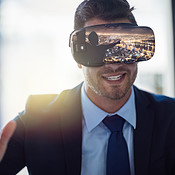 Catching a glimpse of tomorrow | Buy Stock Photo on PeopleImages ...