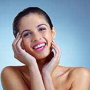 As happy as she is beautiful | Buy Stock Photo on PeopleImages, Picture ...