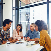 Collaboration is a simple way to gain success | Buy Stock Photo on ...