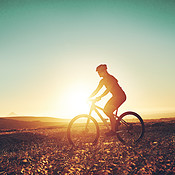 Riding off into the sunset | Buy Stock Photo on PeopleImages, Picture ...