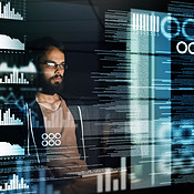 Scouring through reams of data | Buy Stock Photo on PeopleImages, Picture And Royalty Free Image ...