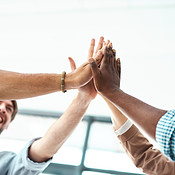 Way to go, team! | Buy Stock Photo on PeopleImages, Picture And Royalty ...