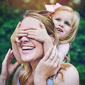 Peek a boo, guess who | Buy Stock Photo on PeopleImages, Picture And ...