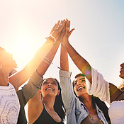 We girls always have each other's back | Buy Stock Photo on ...