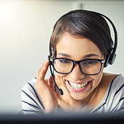 It feels great fixing the customers issue | Buy Stock Photo on ...
