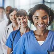 In line to keep you well | Buy Stock Photo on PeopleImages, Picture And ...