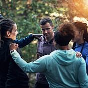 We lift each other up, we help each other | Buy Stock Photo on ...