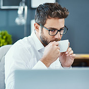 Taking a tea break | Buy Stock Photo on PeopleImages, Picture And ...