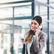 Thanks for calling me back | Buy Stock Photo on PeopleImages, Picture ...