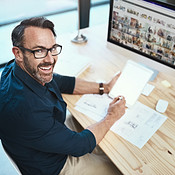 This is what I'm working on right now | Buy Stock Photo on PeopleImages ...