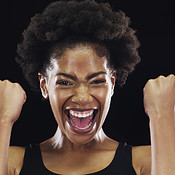 Train like me and you'll win every time! | Buy Stock Photo on ...