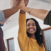 Reaching new heights together | Buy Stock Photo on PeopleImages ...