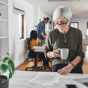 Let's see here... | Buy Stock Photo on PeopleImages, Picture And ...