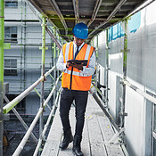 The seamless way to manage onsite projects | Buy Stock Photo on ...