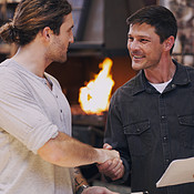 Good job with reeling in this massive order | Buy Stock Photo on ...