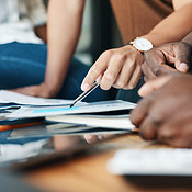 Let's refer back to the notes | Buy Stock Photo on PeopleImages ...