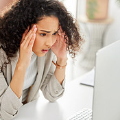 This is really stressing me out now | Buy Stock Photo on PeopleImages ...