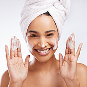 It's one of the most important steps of a skincare routine | Buy Stock ...