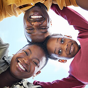 We’re stuck together like glue | Buy Stock Photo on PeopleImages ...