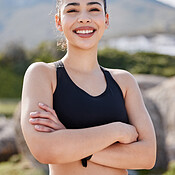 Killer confidence, killer workout | Buy Stock Photo on PeopleImages ...